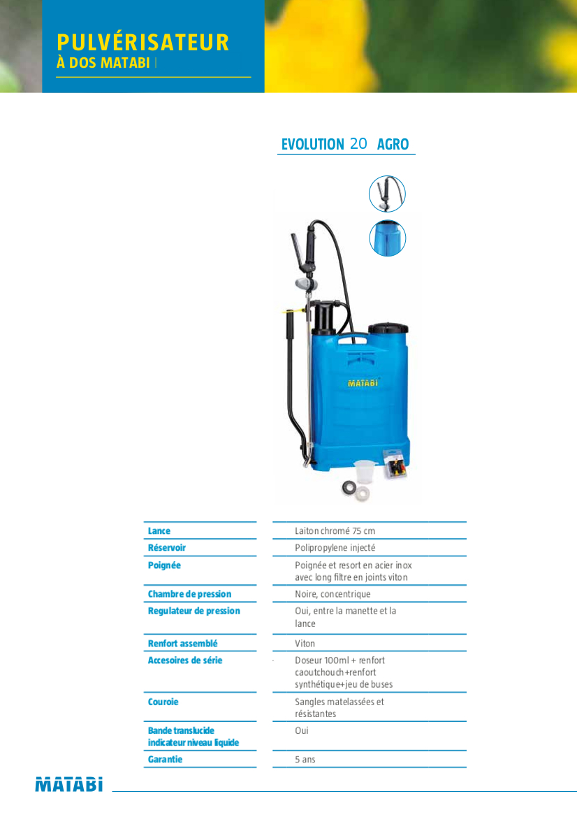 Pulvérisateurs Evolution - Carles
